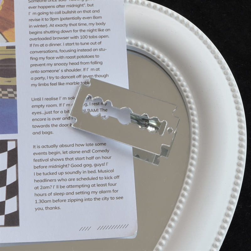 Funny and creative punk simulation blade hairpin hot girl sweet and ...