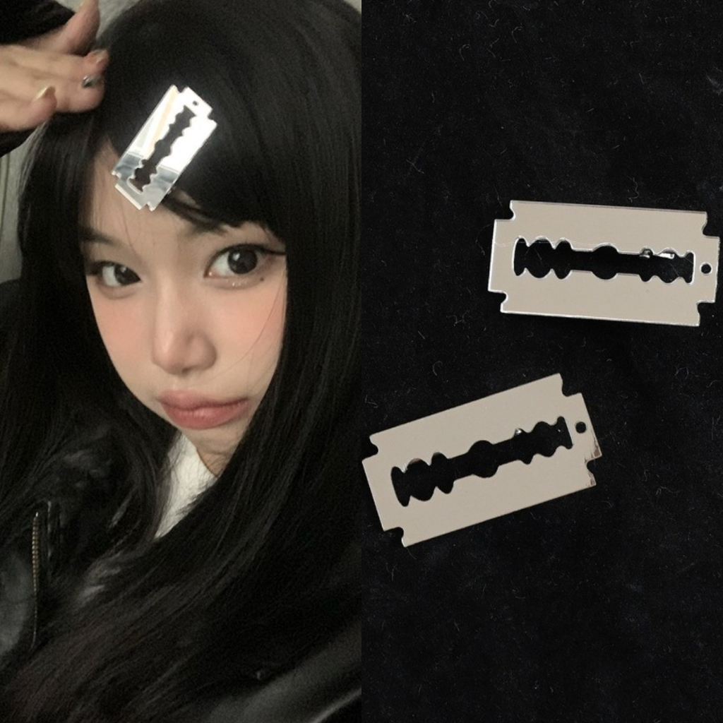 Funny and creative punk simulation blade hairpin hot girl sweet and ...
