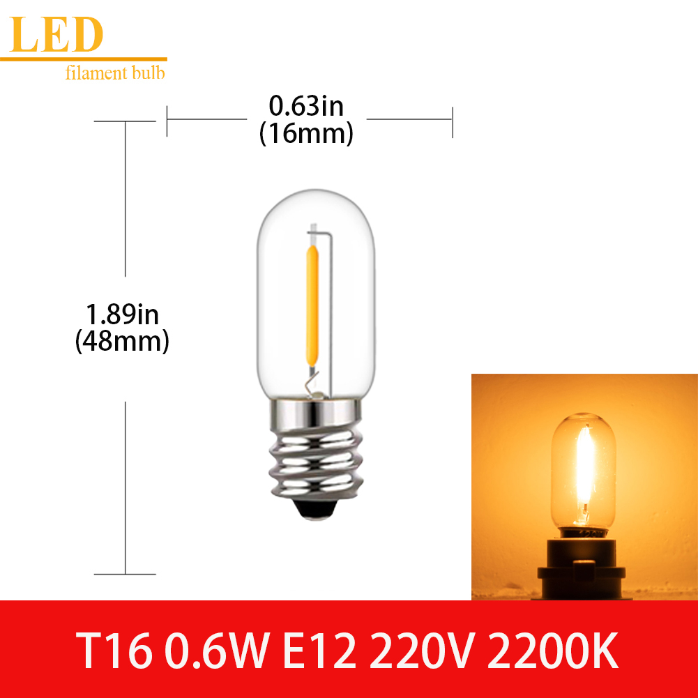 E12 E14 E27 LED Edison Bulbs 1W 2W 3W 4W 6W 8W House Decoration Bulb C7 C35 T20 T16 A19 G40 G80 ...