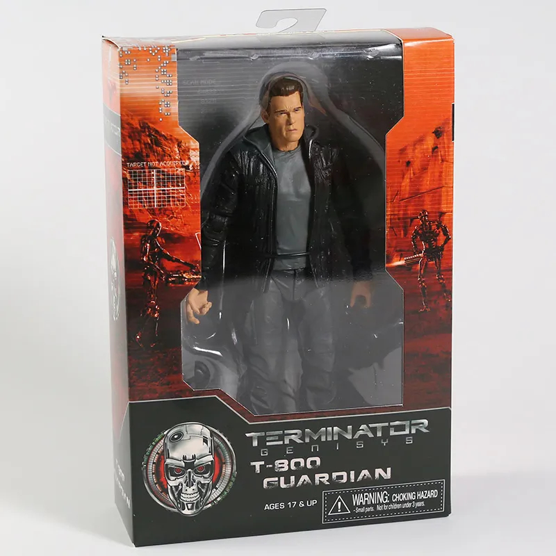 23cm NECA Terminator 2: Judgment Day T-800 Arnold Schwarzenegger Old ...