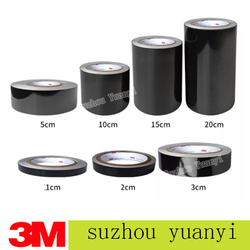 3M Reflective Sticker Black Car Sticker Black Reflective Cover Marks At ...