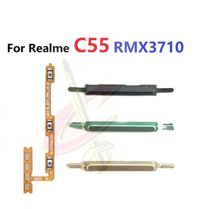 Power on off switch volume button flex for Realme C55 RMX3710 | Shopee ...