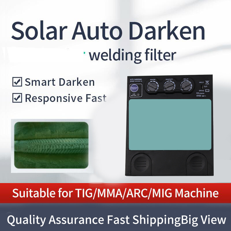Big view eara 4 arc sensor Solar auto darkening filter TIG MIG MMA True ...