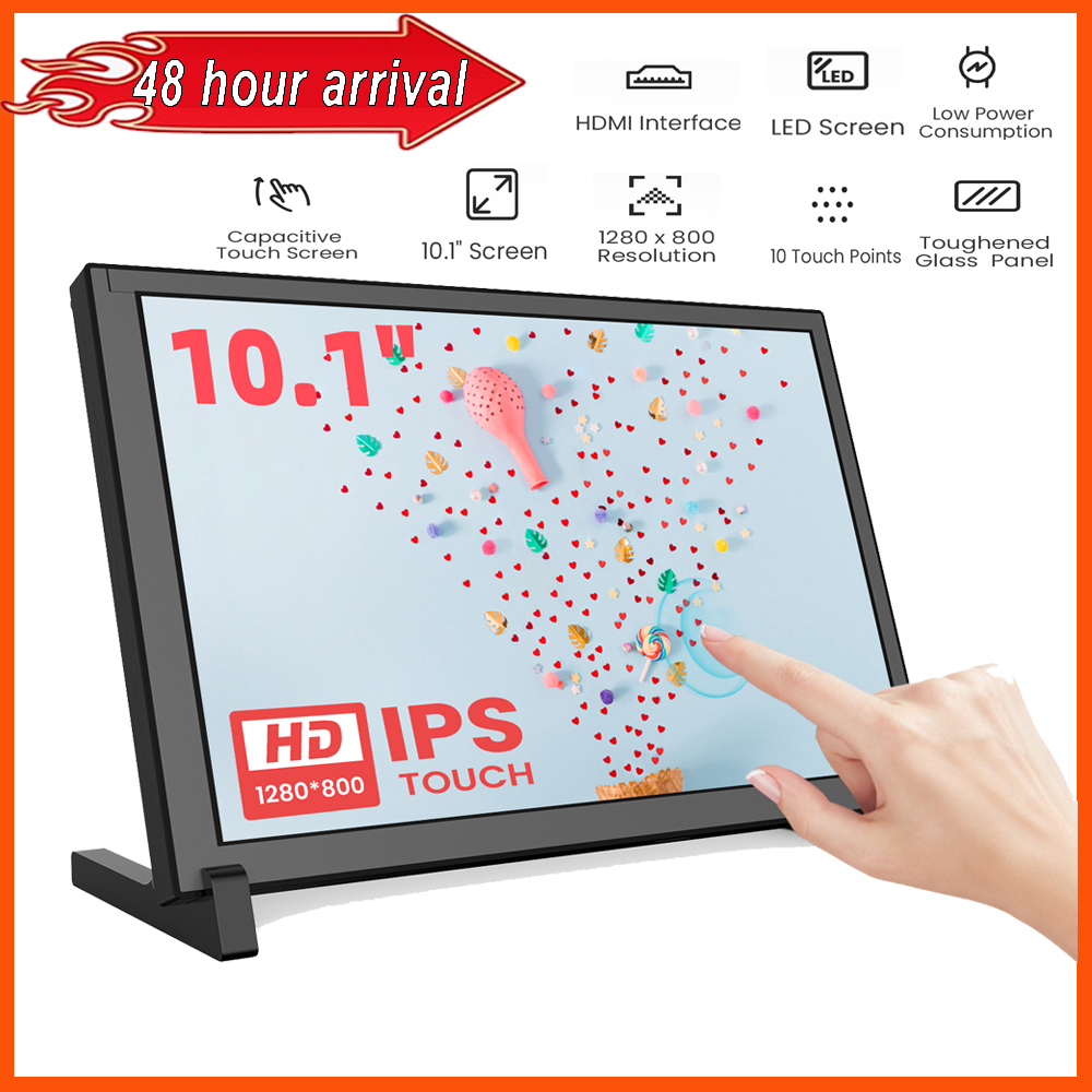 10.1 inch Capacitive Touchscreen Monitor for Raspberry Pi 4B 3B+3A+2B ...