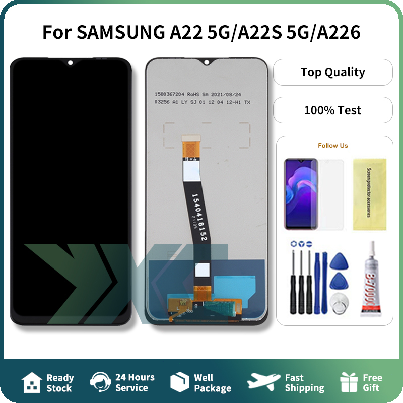 For SAMSUNG Galaxy A22 5G A22s 5G A226 LCD Screen Assembly Replacement ...