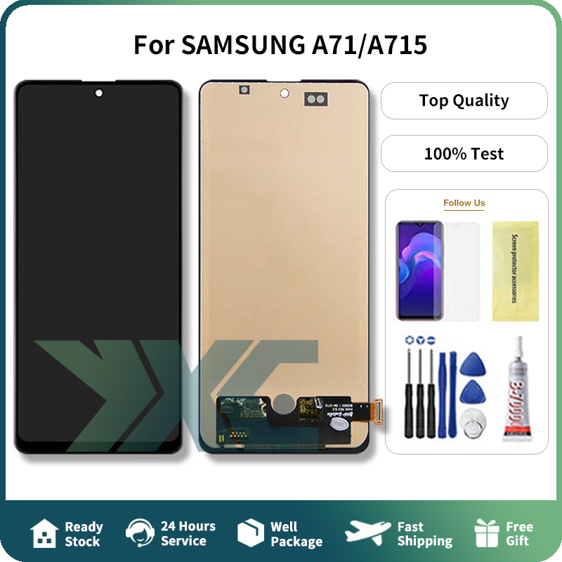 For SAMSUNG Galaxy A71 A715 A715F LCD Screen Assembly Replacement Ultra ...