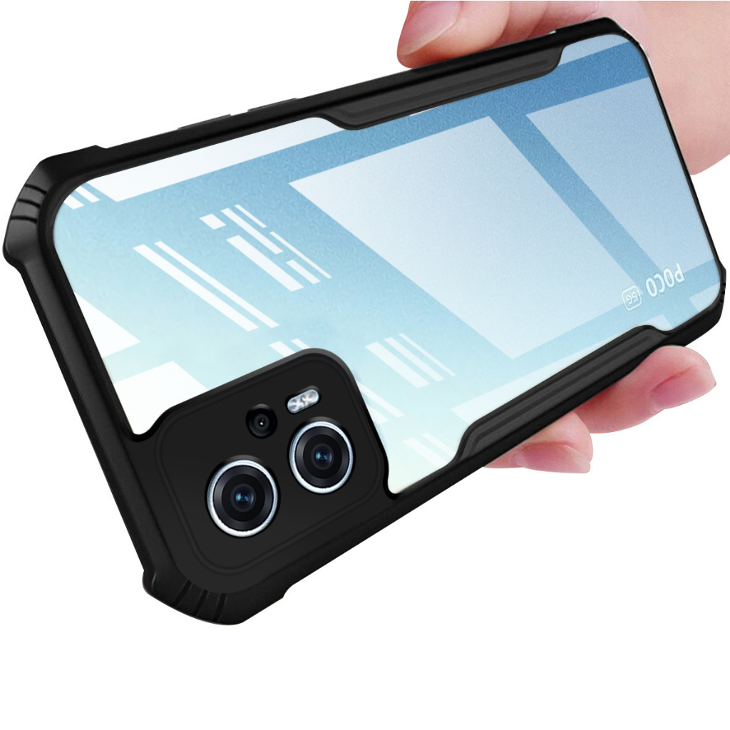 Heavy Duty Transparent Acrylic Shockproof Casing For Xiaomi POCO F5 M6 ...