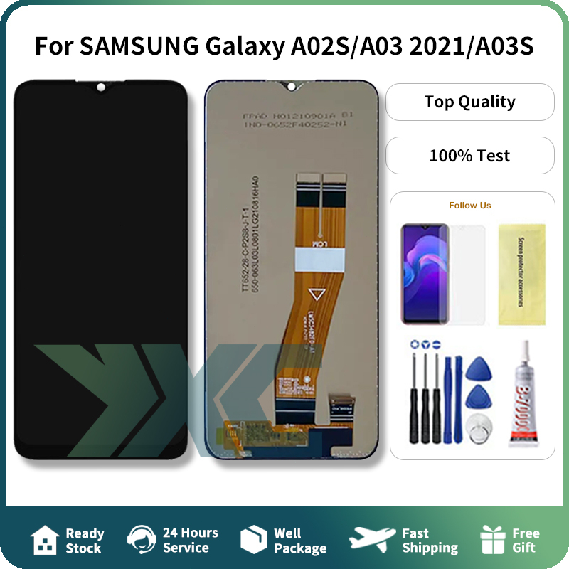 For SAMSUNG Galaxy A02S A03 2021 A03S A04E A025 A025F A035 LCD Screen Assembly Replacement Ultra ...