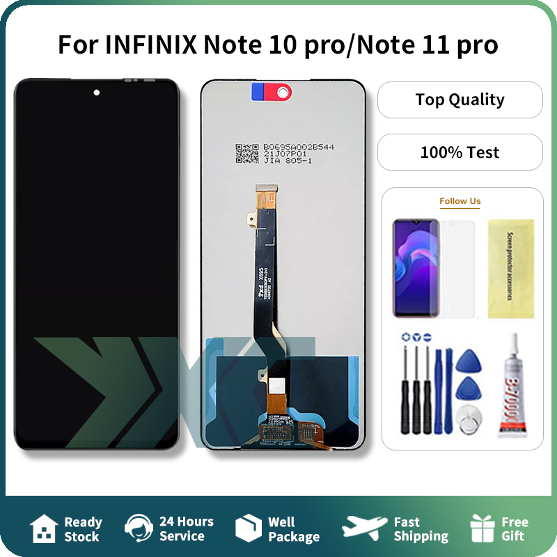 For Infinix Note 10 Pro X695 Note 11 Pro X697 LCD Screen Assembly ...