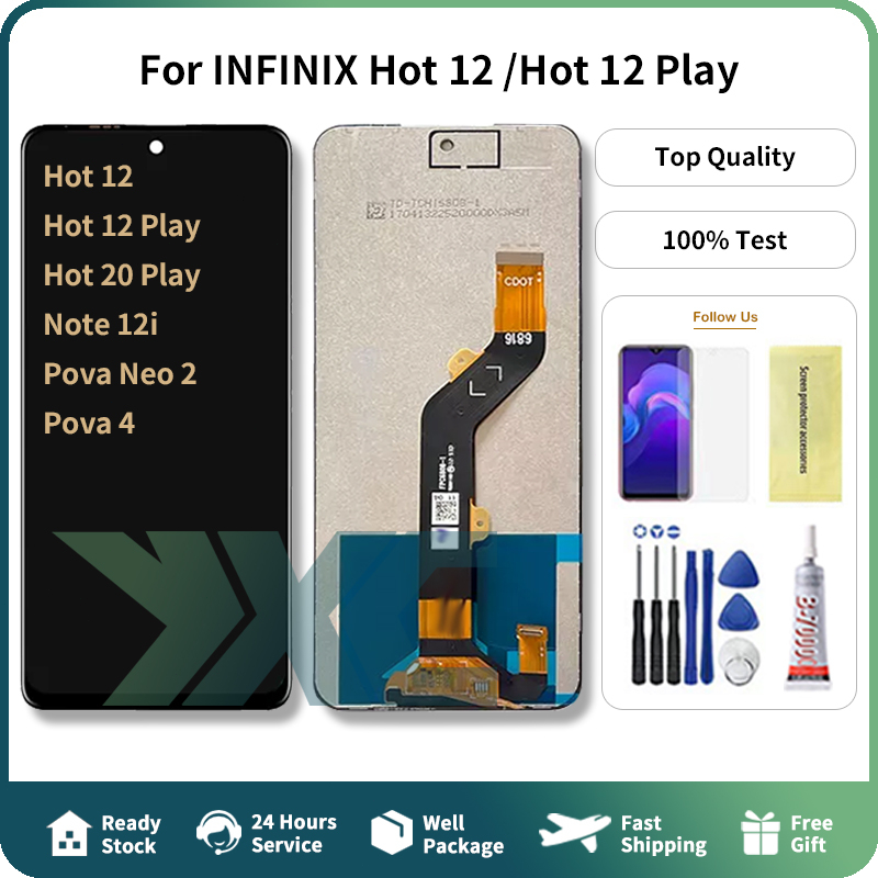 For Infinix Hot 12/Hot 12 Play/Hot 20 Play/Note 12i/Pova 4/Pova Neo 2 ...