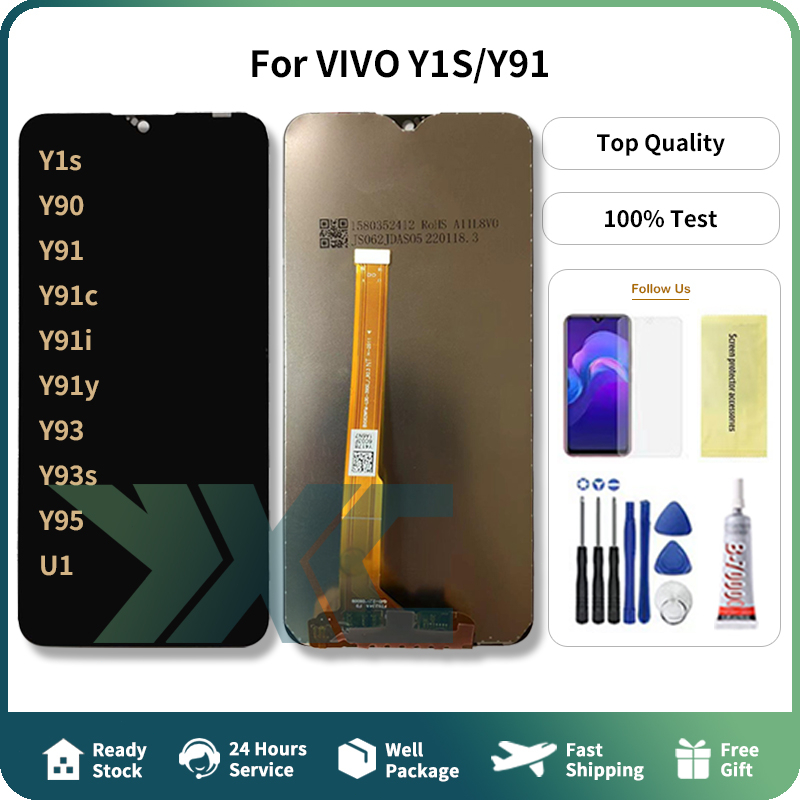 For Vivo Y1s Y90 Y91 Y91c Y91i Y91y Y93 Y93s Y95 U1 LCD Screen Assembly ...