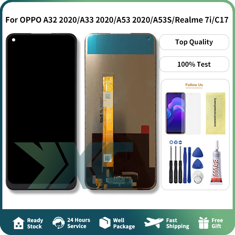 For Oppo A53 2020 A32 2020 A33 2020 A53s Realme 7i C17 Oneplus Nord N100 1+N100 LCD Screen ...