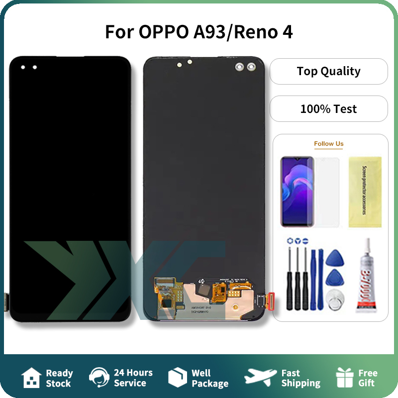 For Oppo Reno 4 CPH2113 A93 LCD Screen Assembly Replacement Ultra Clear LCD Display | Shopee ...