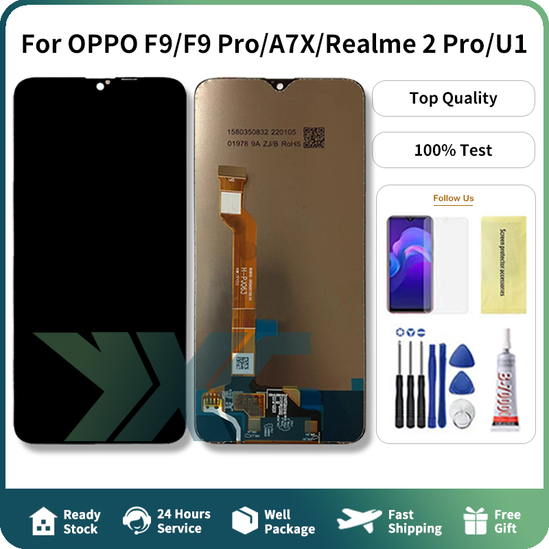 For Oppo F9 F9 Pro Realme 2 Pro U1 A7X LCD Screen Assembly Replacement ...