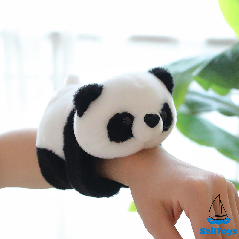 Panda Slap Bracelet Animal Plush Toy Soft Stuffed Cute Doll Plushie Pillow Baby Birthday Gift Shopee Philippines