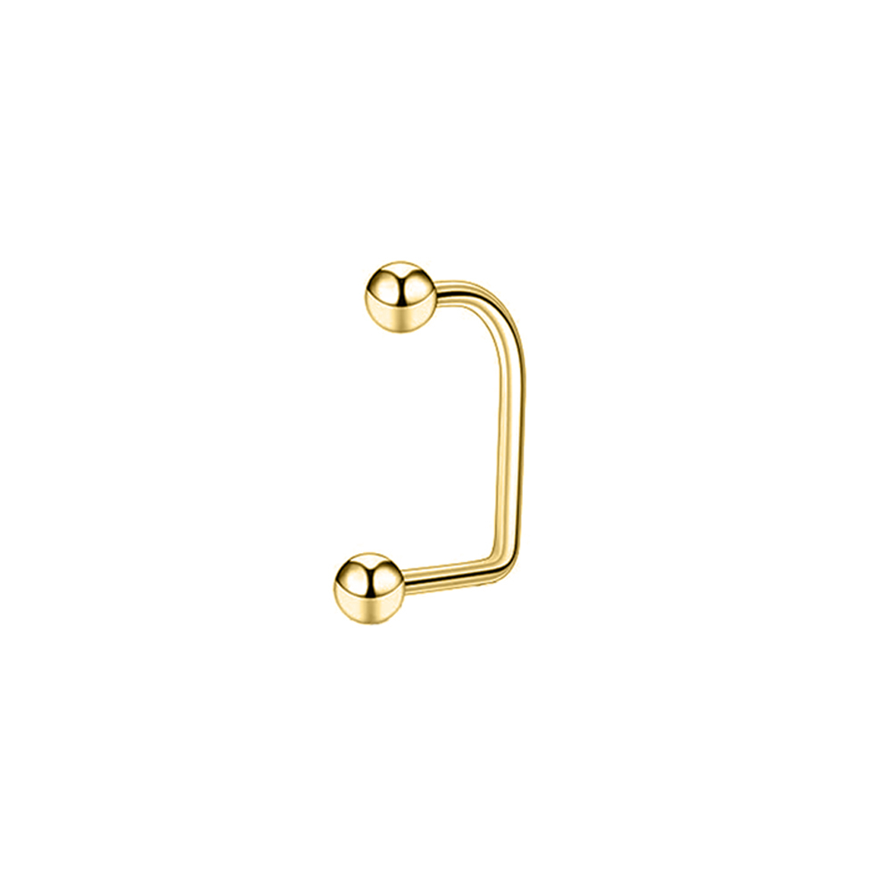 1 PC 8/10mm U Shape Lip Ring Stainless Steel Lippy Loop Lip Monroe ...