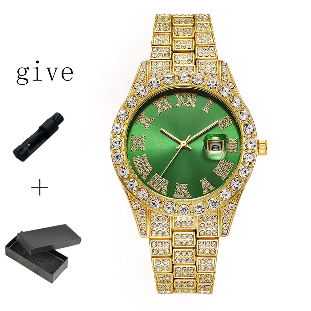 Fashion Watch For Men Waterproof Original Quartz Relo Mens New Gold ...