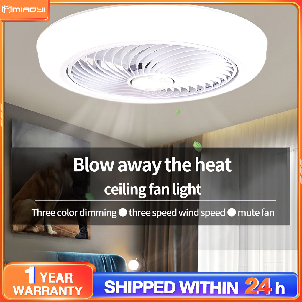 Ceiling Fan with Lamp 72W fan light ceiling fan light invisible fan ...