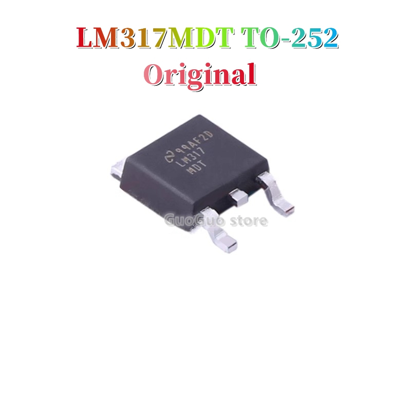 2pcs Original LM317MDT TO-252 LM317 MDT LM317MDTX TO252 SMD linear ...