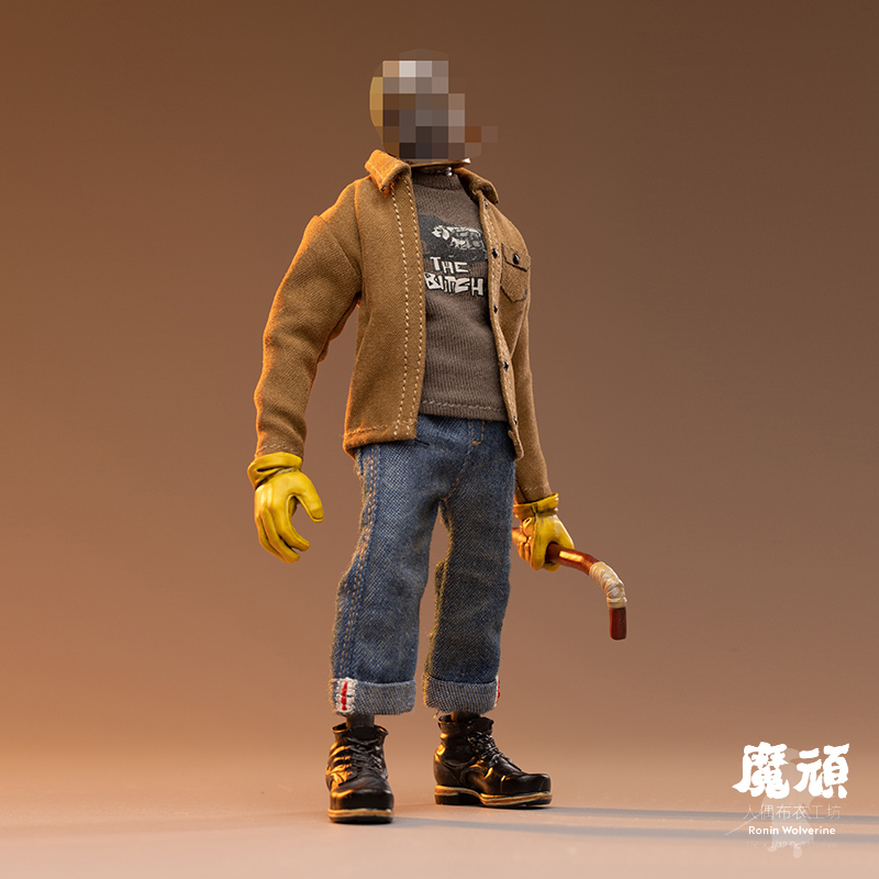 1:12 Scale Trendy Jacket Shirt Jeans Clothing Set Fit For 6 inches Male ...