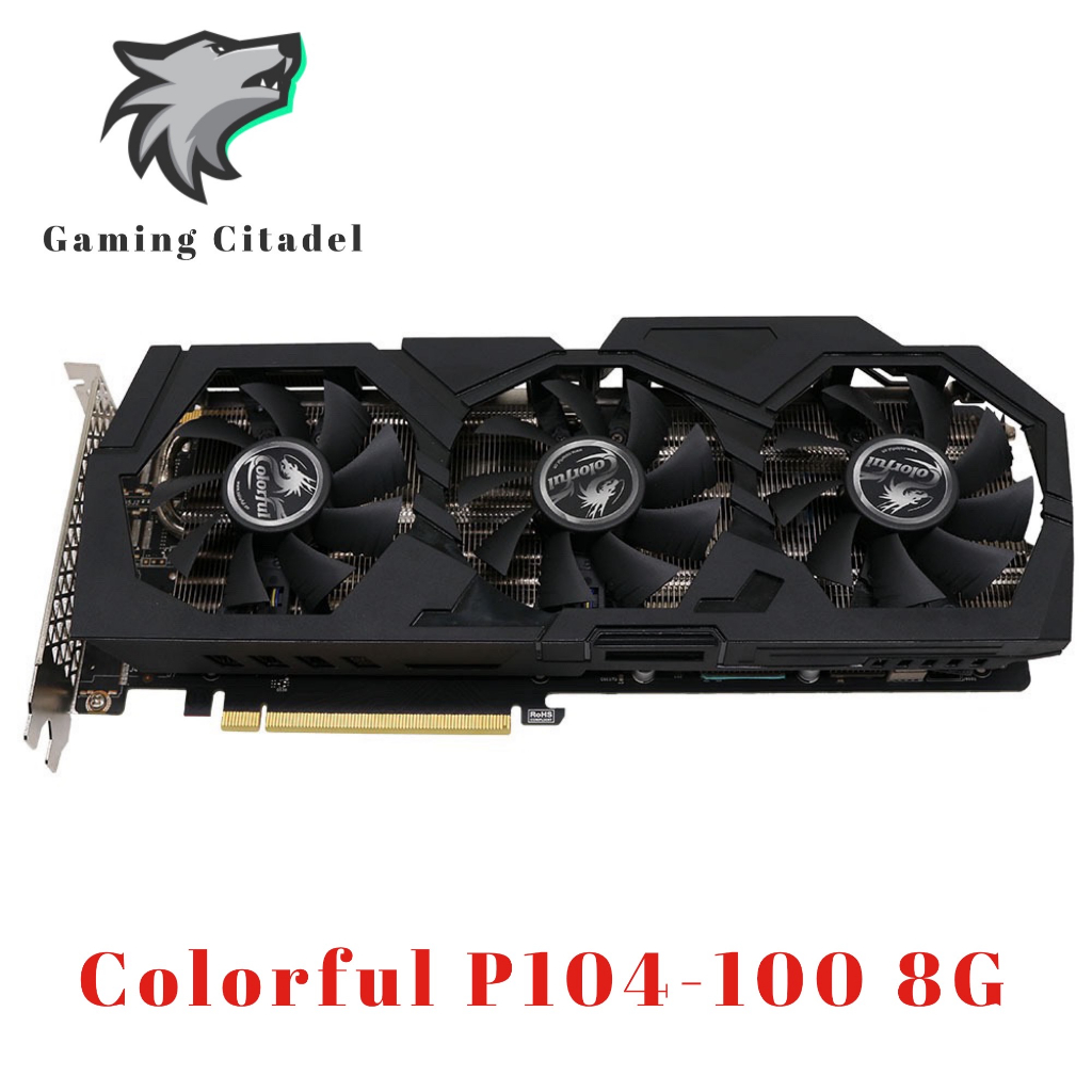 Used Colorful P104-100 Video Card 8G for Graphics and Games | Shopee ...