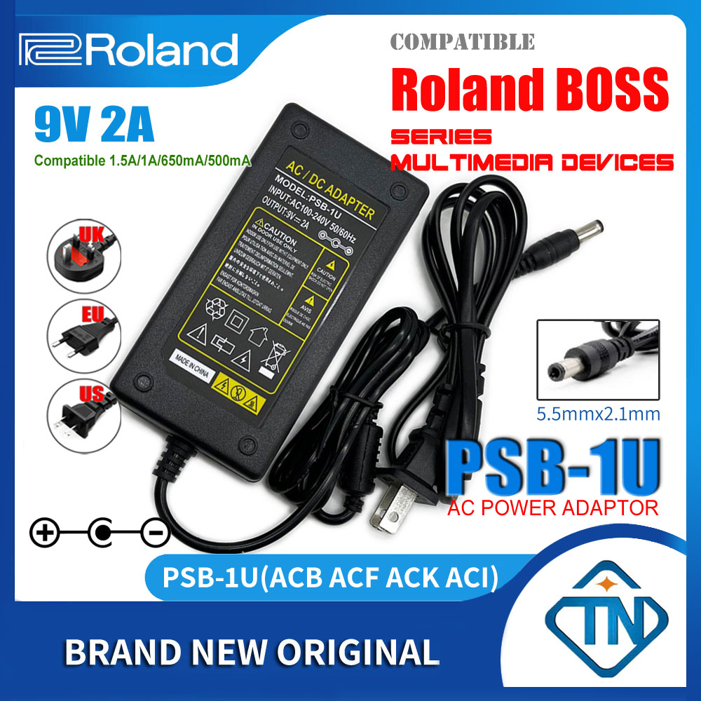 9V 2A AC DC Adapter PSB-1U PSB-1 PSB-120 for Roland BK-3 E-09 E-09W E ...
