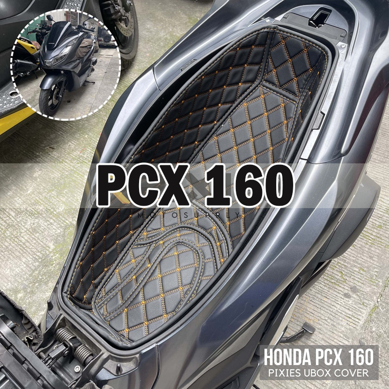 HONDA PCX 160 UBOX Leather SEAT COMPARTMENT COVER | Shopee Philippines