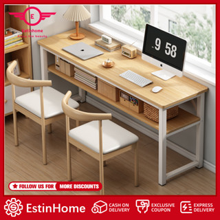 Study Table With Cabinet Computer Desk Shelf Home Office Tables ...