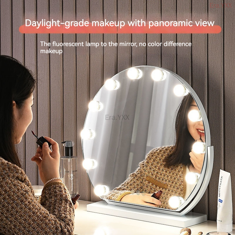 High-end led Makeup Mirror Bulb Mirror 360 Degree Rotatable Smart ...