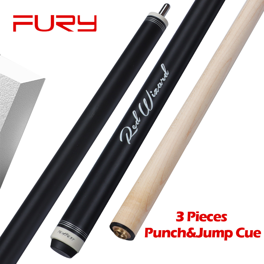 FURY Break Jump Cue EA Billiard Punch&Jump Cue Stick 55‘’ 58‘’ 13.5mm ...