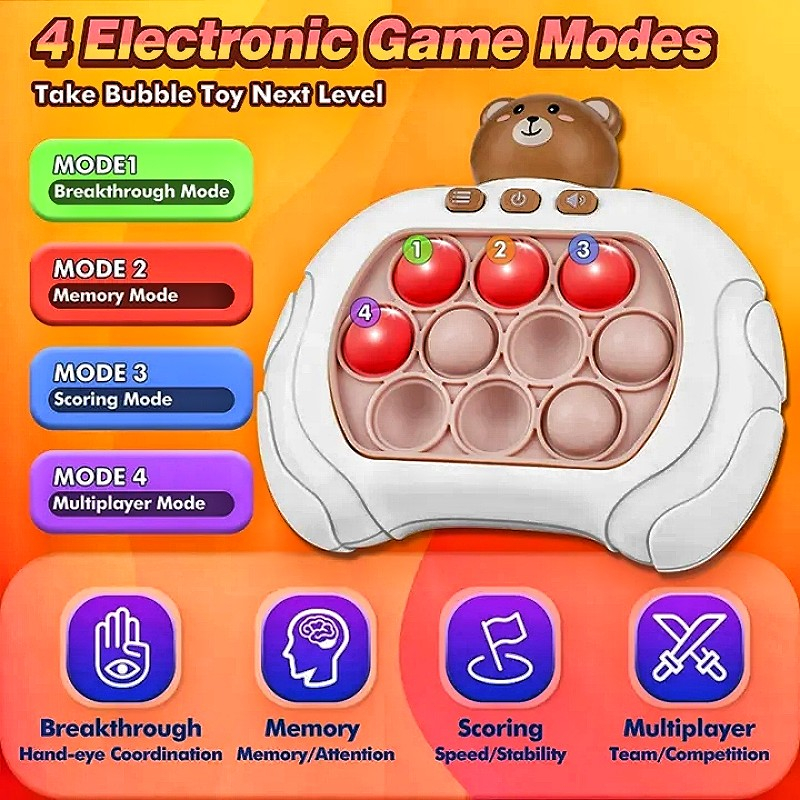 Electric Quick push game 4 modes finger movement brain game children ...