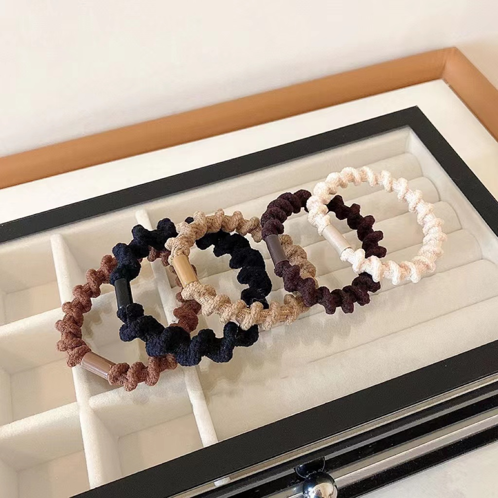 Fashion Threaded Hair Ring Headband Female Rubber Band High Elastic ...