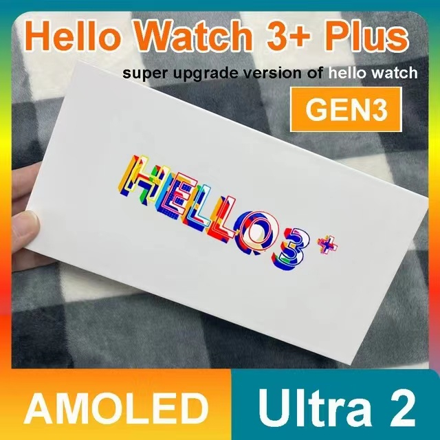 Hello Watch 3+ Smart Watch AMOLED Hello Watch 3 Upgrade Watch 9 2.04 ...