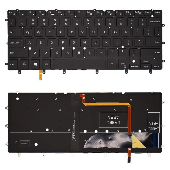 For XPS 1393 4350 6075 4873 47 laptop keyboard P54G P57G P41f 7352 ...