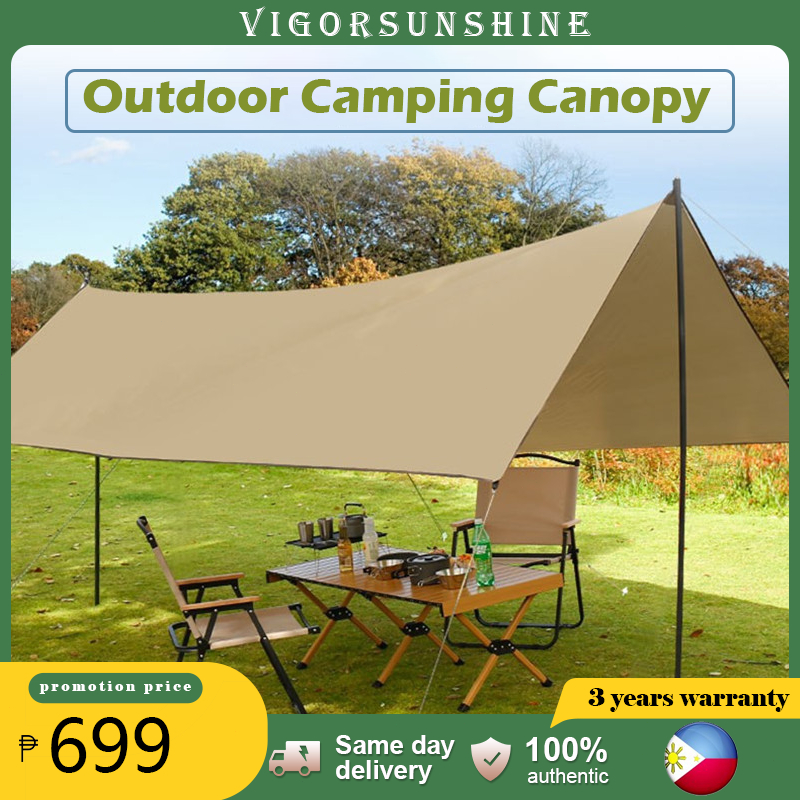 Canopy Tent Awning Waterproof Tarp Canopy Tent Tarpaulin shade Anti-UV ...
