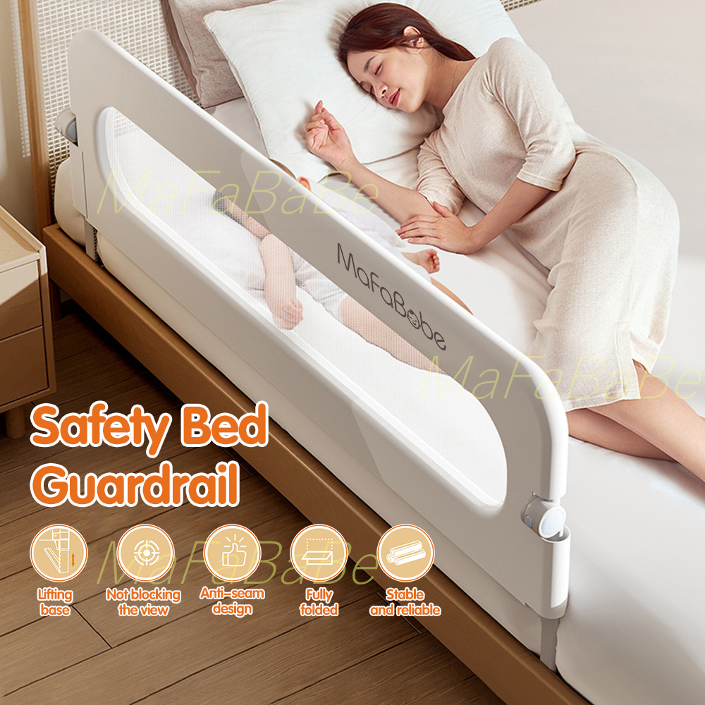 Mafababe Baby Bed Fence Foldable Baby Bed Fence Adjustable Height 14 ...