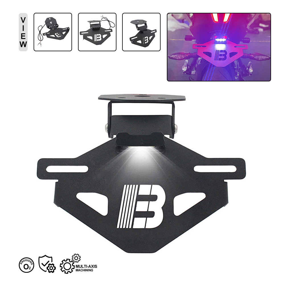 Motorcycle, spring breeze 450SR license plate frame with license plate ...