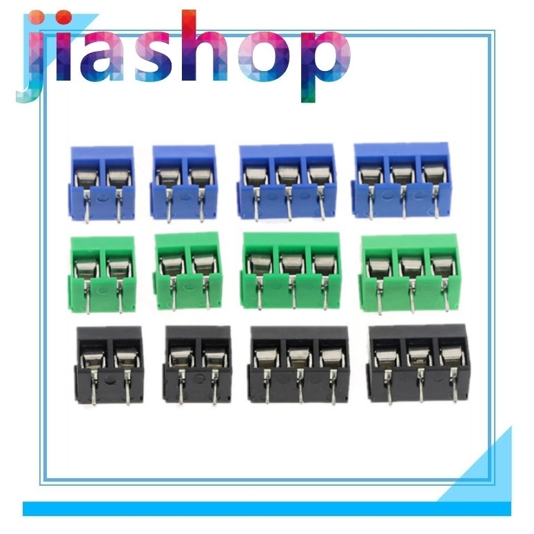 10Pcs KF301- 2P Screw 5.0mm Terminal Block 2 Pin 3 Pin Pcb Terminal ...