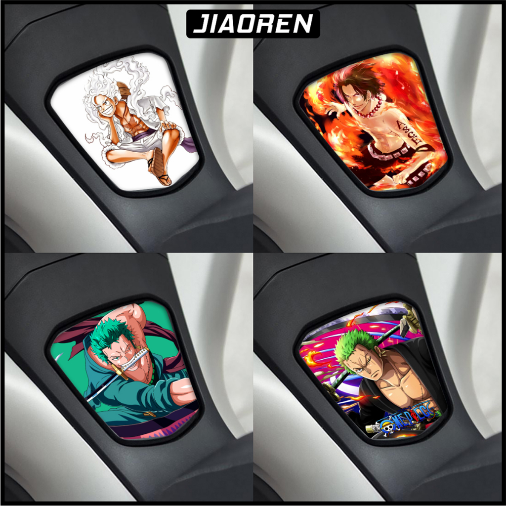 One piece nika luffy ace zorro sticker for honda pcx 160 150 forza 350 ...
