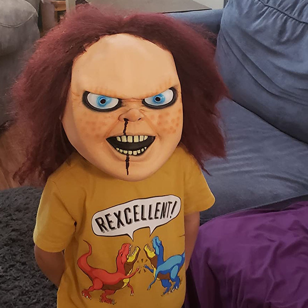 [Ready Stock]Movie Chucky Mask Latex Mask Play Cosplay Scaring Headgear ...