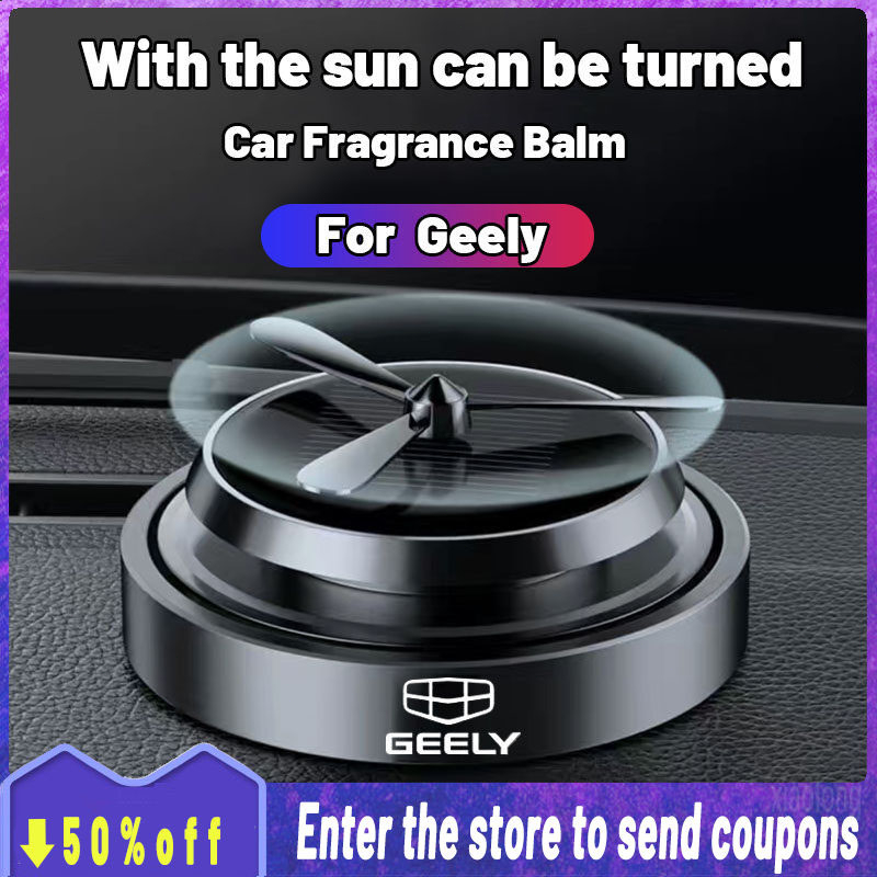 sale cod High quality Car perfume Solar Rrotating Aromatherapy Car ...