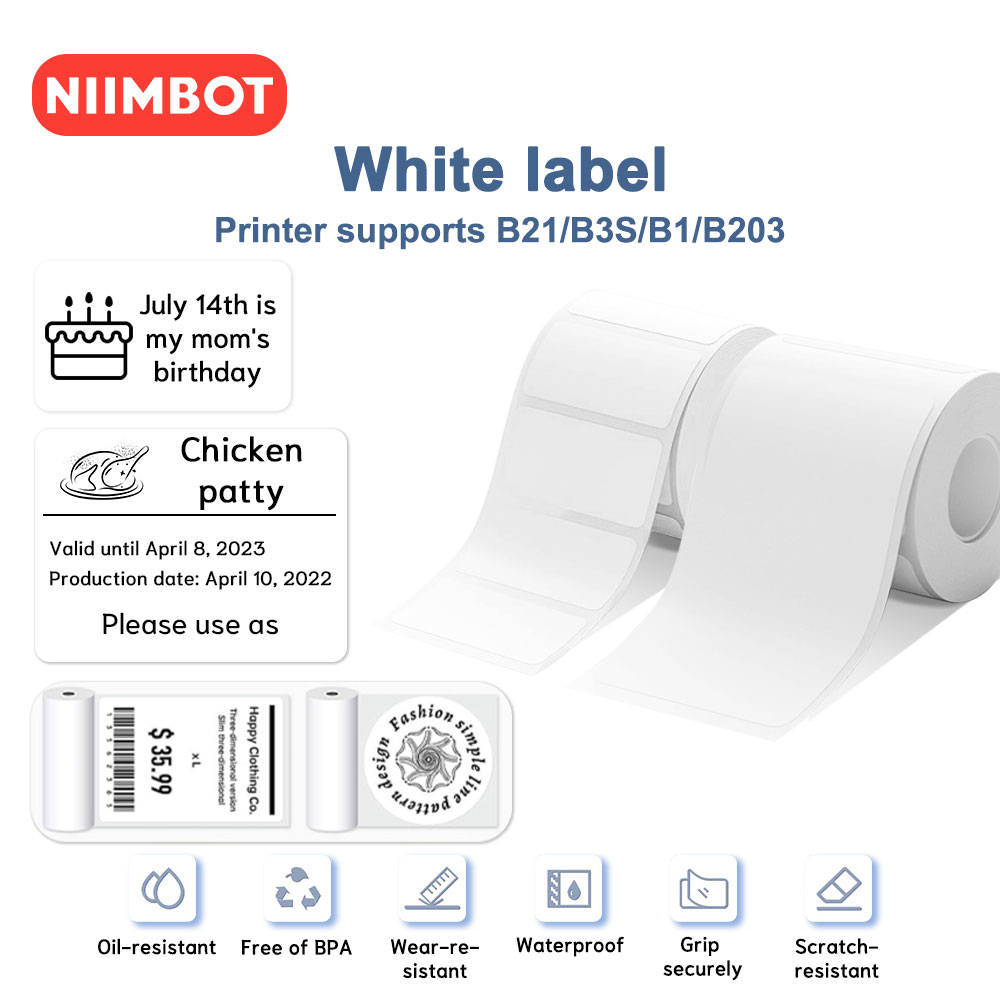 Niimbot B21/B3S/B1/B203 width from 20mm to 50mm from smartphones and tablets | Shopee Philippines