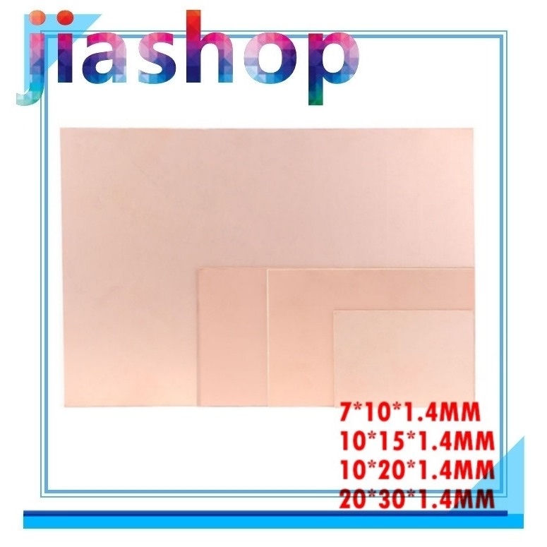 PCB Copper Clad Laminate One Single Side Plate CCL 7x10 10x15 10x20 ...