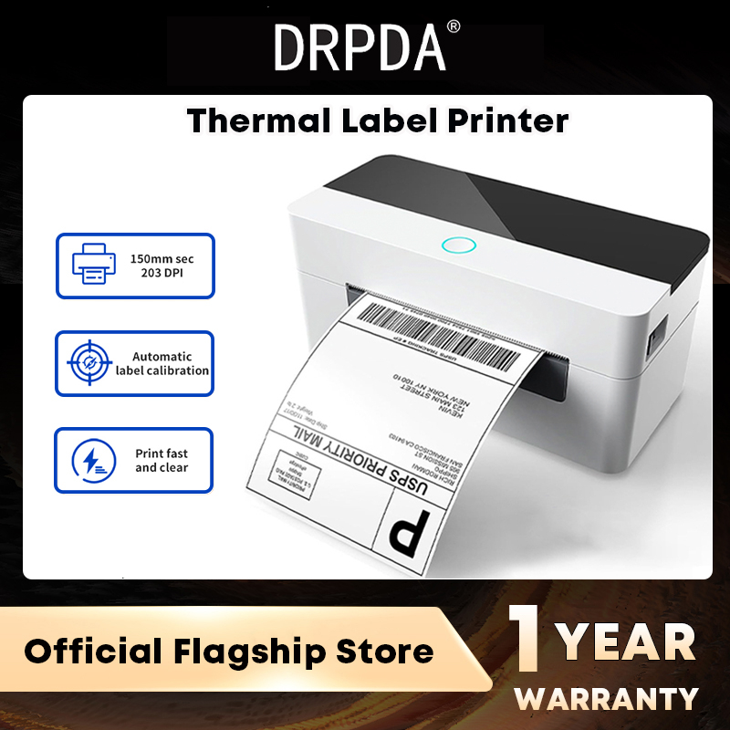 DRPDA D463B Thermal Printer A6 Air Waybill Shipping Label Barcode AWB ...