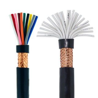 7 Core Pure Copper RVVP Shielded Cable Audio Control line 0.3/0.5/0.75 ...