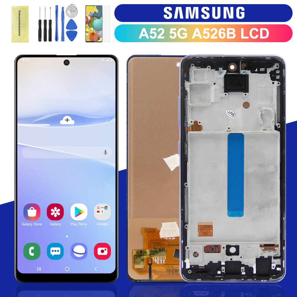 For Samsung Galaxy A52 5G A526B LCD A526W A526U A5260 Display Touch Screen Digitizer Assesmbly ...