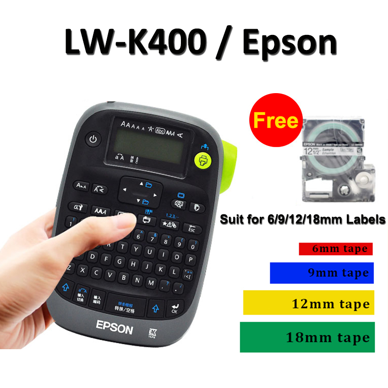 Epson LW400 Label Printer LW-K400 handheld self-adhesive network cable ...