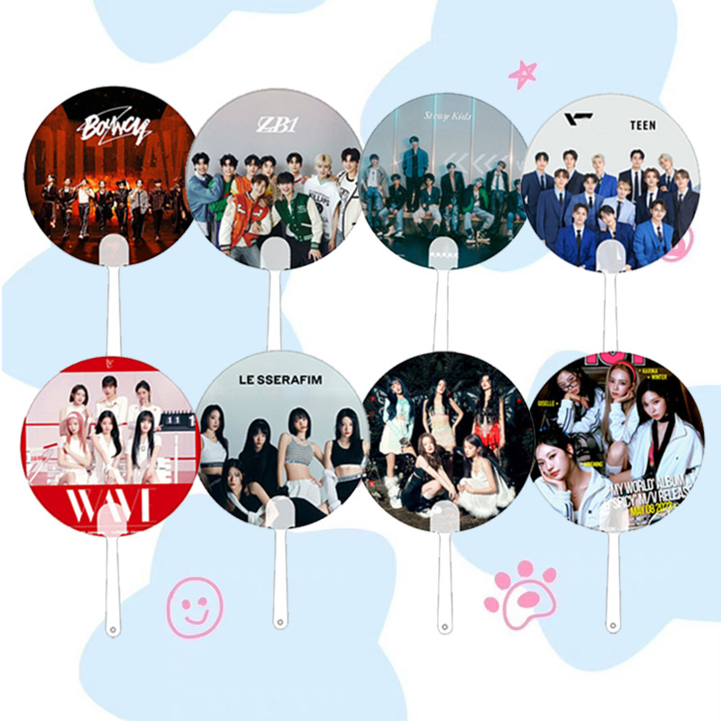 K-Pop Stray Kids ZB1 IVE ST ATEEZ LESSERAFIM Turbine Fan Various Fans ...
