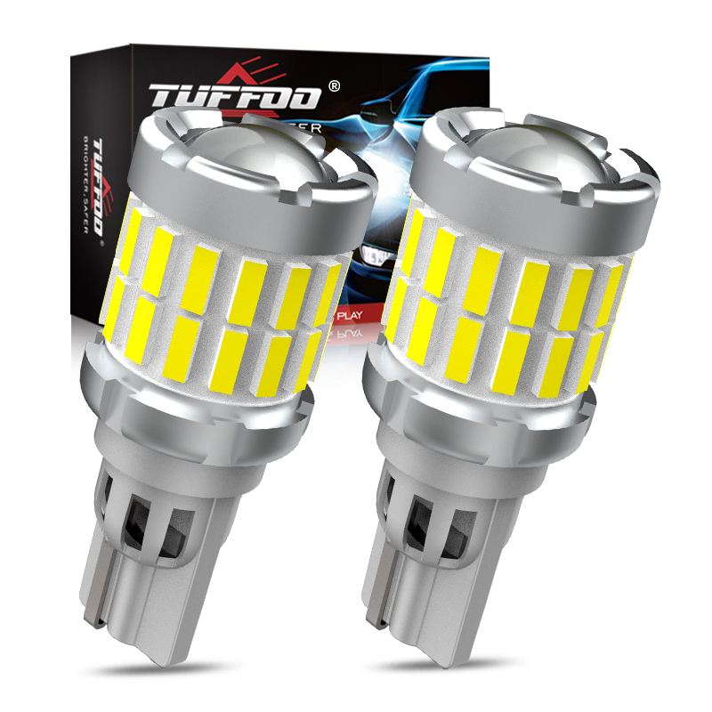 TUFFOO 2PCS T15 W16W LED Car LED Backup Light Reverse Light T15 T16 LED ...