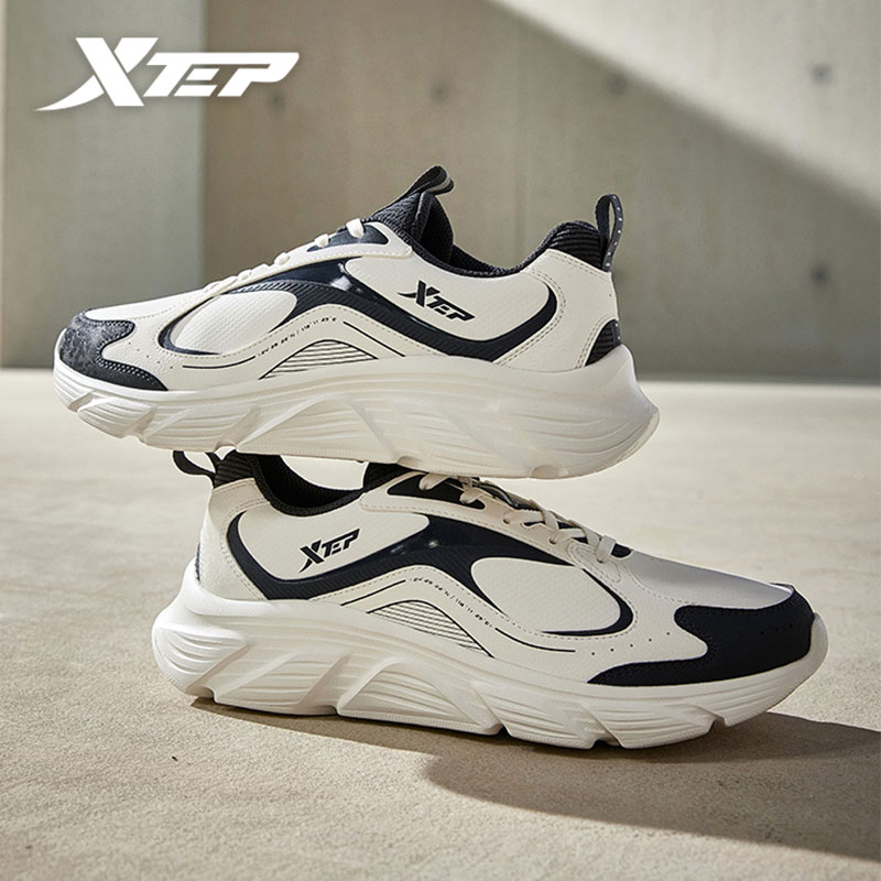 XTEP Running Shoes Men Mesh Surface Breathable Amortization | Shopee ...
